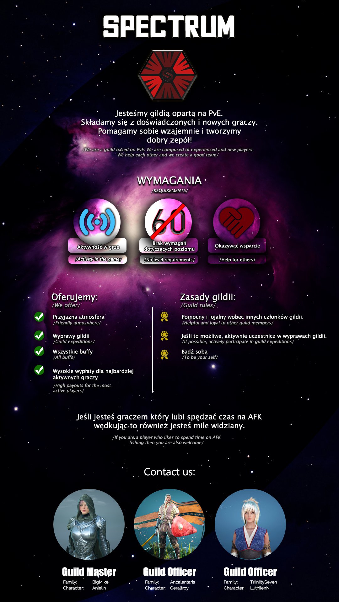 Guild Recruitment Guild Spectrum Recruitment Black Desert Guild Recruitment Guild Spectrum Recruitment Black Desert